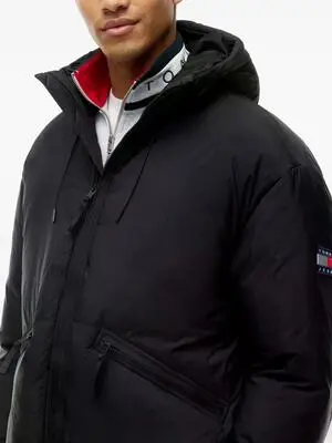 Tommy Hilfiger Logo-patch Hooded Padded Jacket