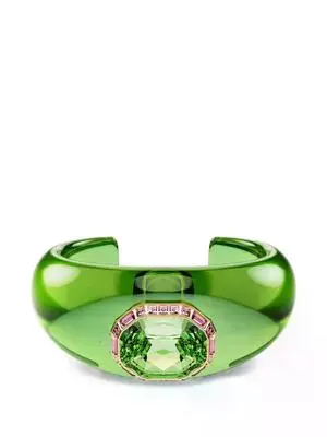 SWAROVSKI Dulcis Crystal-embellished Cuff Bracelet - Green