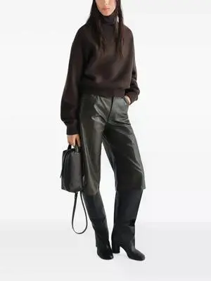 LEMAIRE Short Sweater In Felted Merino Wool