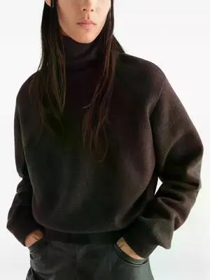 LEMAIRE Short Sweater In Felted Merino Wool