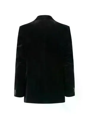 LARDINI Velvet Peak-lapel Blazer