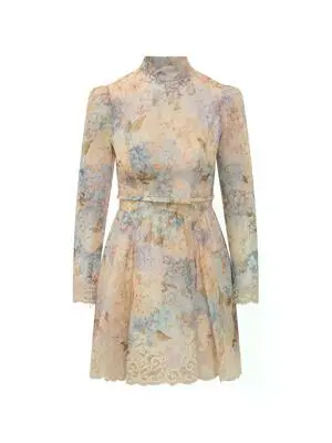 Zimmermann Valiant Panelled Mini Dress