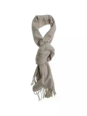 LARDINI Fringed Cashmere Scarf