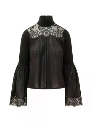 Zimmermann Valiant Lace Blouse - Black