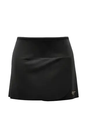 REDELK Logo-print Wrap Mini Skirt