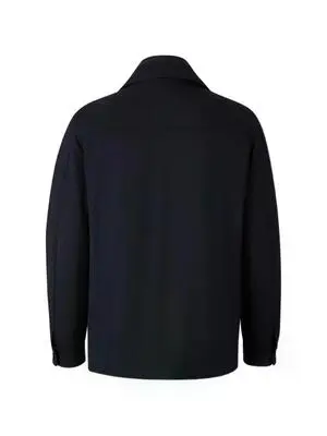MOORER Quilted-insert Button-up Jacket