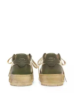 AUTRY Medalist Super Vintage Leather Sneakers - Neutrals