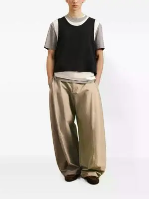 CROQUIS Curved-leg Oversized Trousers