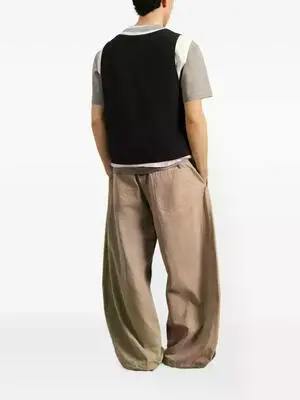 CROQUIS Curved-leg Oversized Trousers