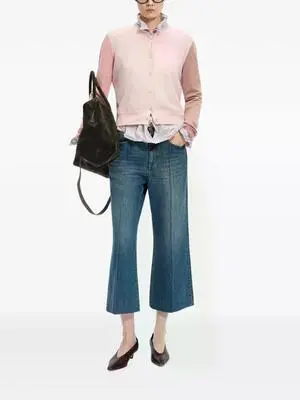 JNBY Colour-block Wool Cardigan - Pink