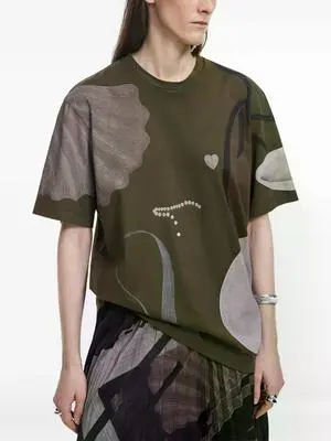 JNBY Abstract-print Short-sleeve T-shirt