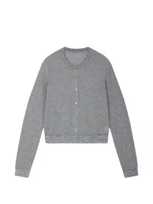 JNBY Geometric-pattern Cardigan - Grey