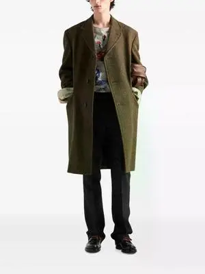 Prada Single-breasted Wool Coat