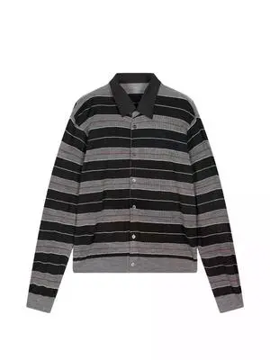 CROQUIS Striped Wool Cardigan