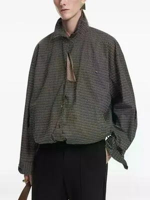 JNBY Geometric-print Oversized Shirt