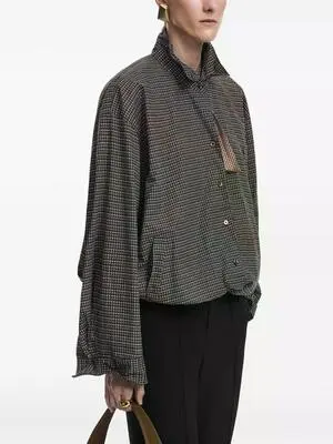 JNBY Geometric-print Oversized Shirt