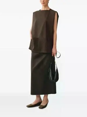 LESS Laser-cut Maxi Skirt