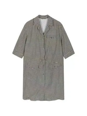 JNBY Geometric-print Mini Dress - Grey