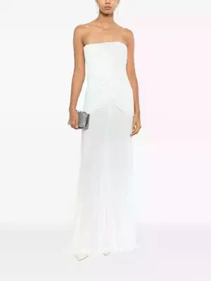 Alex Perry Strapless Corseted Bodice Gown