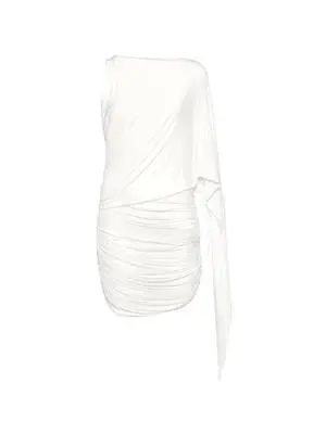 Alex Perry Drape-sleeve Mini Dress
