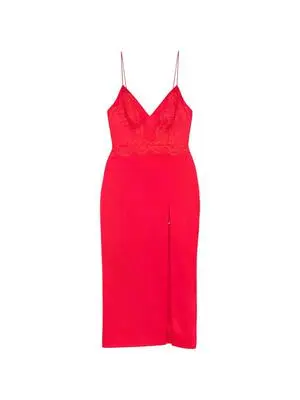 Alex Perry Lace Appliques Pencil Dress