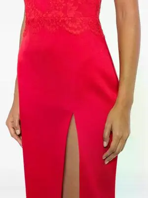 Alex Perry Lace Appliques Pencil Dress