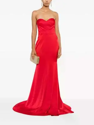 Alex Perry Strapless Fishtail Gown