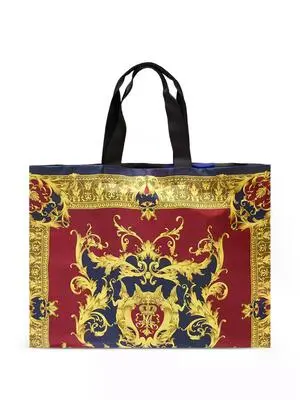 Junya Watanabe Scarf Print Silk Tote Bag - Multicolour