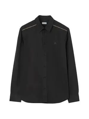 Burberry Classic Fit Cotton Shirt - Black