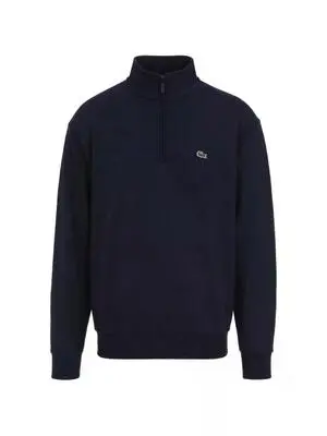 Lacoste Quarter-zip Logo-patch Sweater