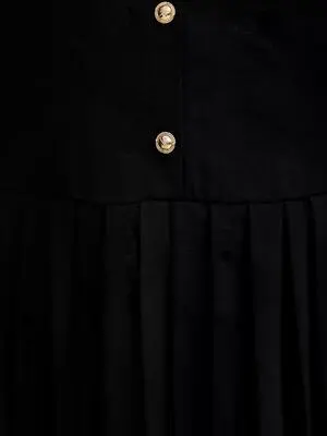 SILVIAN HEACH Scarf-detail Pleated Mini Dress