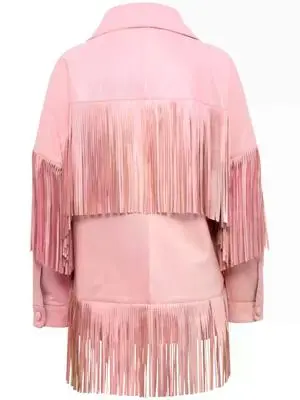DANCASSAB Loretta Fringed Leather Jacket
