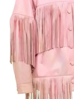 DANCASSAB Loretta Fringed Leather Jacket