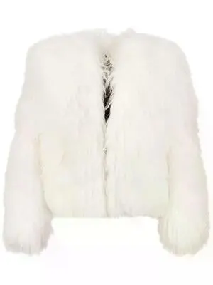 DANCASSAB Aspen Shearling Jacket - White