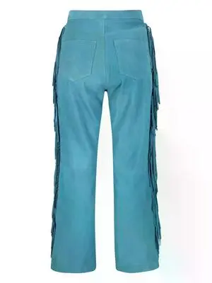 DANCASSAB Amador Fringed Suede Trousers