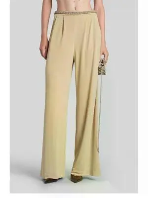 HIBOURAMA Bea Pleated Wide-leg Trousers