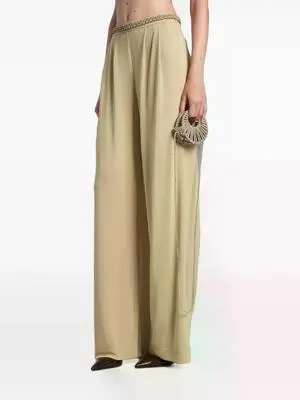 HIBOURAMA Bea Pleated Wide-leg Trousers