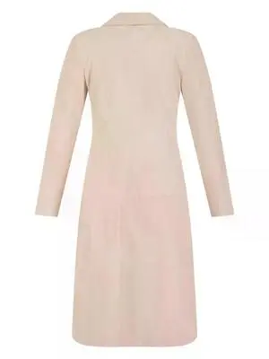 DANCASSAB Grisi Single-breasted Coat - Neutrals
