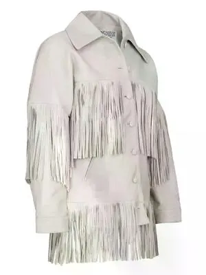 DANCASSAB Loretta Fringed Leather Jacket