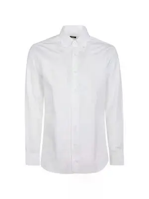 BARBA NAPOLI Button-down Collar Shirt - White
