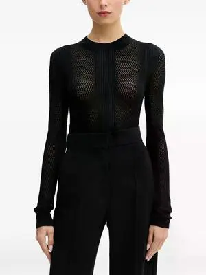 Sisley Open-knit Sweater