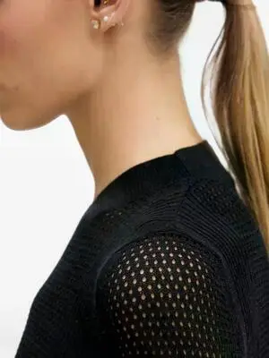 Sisley Open-knit Sweater