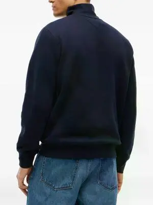 Tommy Hilfiger Quarter-zip Logo-embroidered Sweatshirt