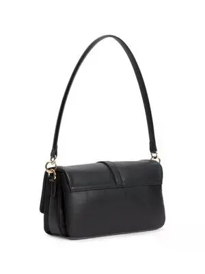 Tommy Hilfiger Logo-plaque Pebbled-effect Shoulder Bag