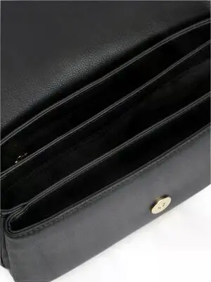 Tommy Hilfiger Logo-plaque Pebbled-effect Shoulder Bag