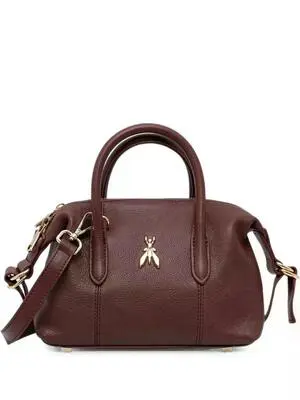 Patrizia Pepe Mini New Business Logo-plaque Tote Bag - Red