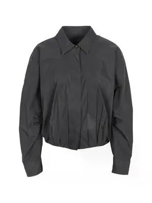 LESS Pleated Long-sleeve Shirt
