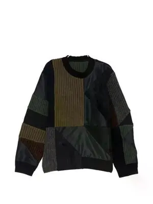 Sacai Saicai X A.p.c. Quilts Sweater