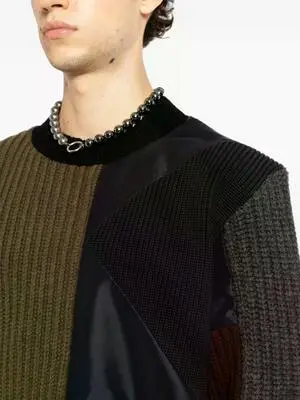 Sacai Saicai X A.p.c. Quilts Sweater