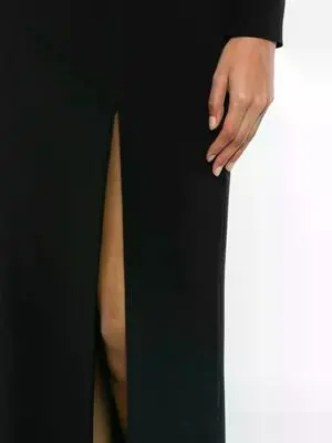 Alex Perry Boatneck Long Sleeves Gown